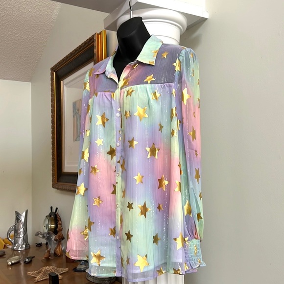 Fantastic Fawn | Tops | Fantastic Fawn Galaxy Pixie Star Top Size Large ...